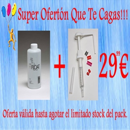 Pack ULTRA HI-FLOAT 710Ml / 24 OZ + Dispensador www.globodeco.es