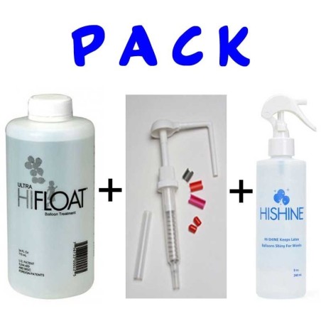 Pack Hi-Float 710Ml + Dispensador + Hi-Shine 240Ml www.globodeco.es