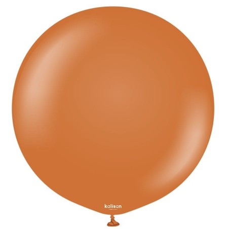 Globos de látex 3Ft (100Cm) Standard Caramel Brown www.globodeco.es